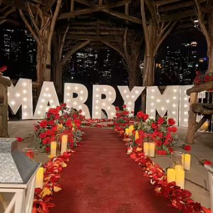 Marry Me Decor & Engagement Proposal Decorations Package