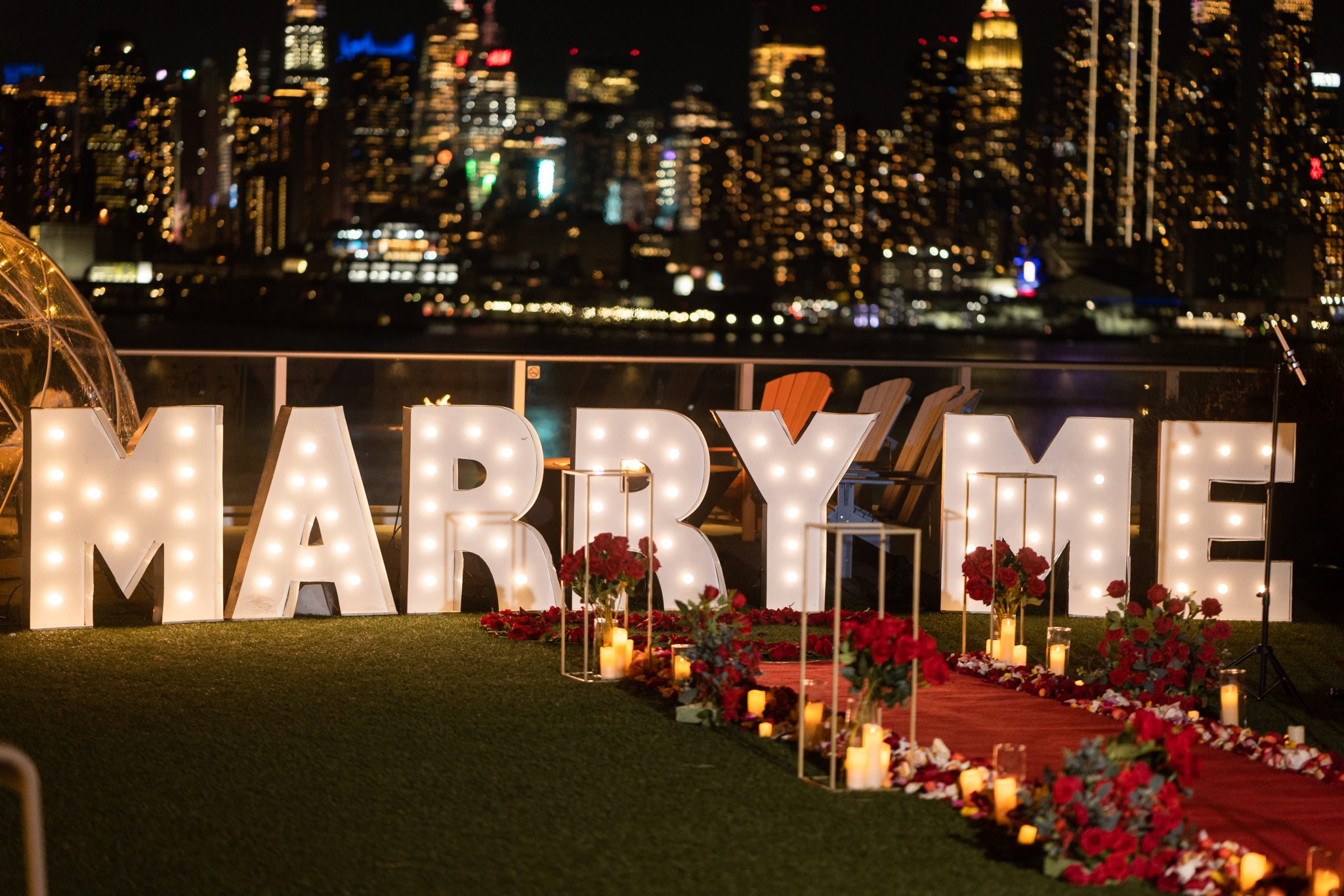 Rooftop Proposal NYC | Rent Midtown Rooftop for Proposal